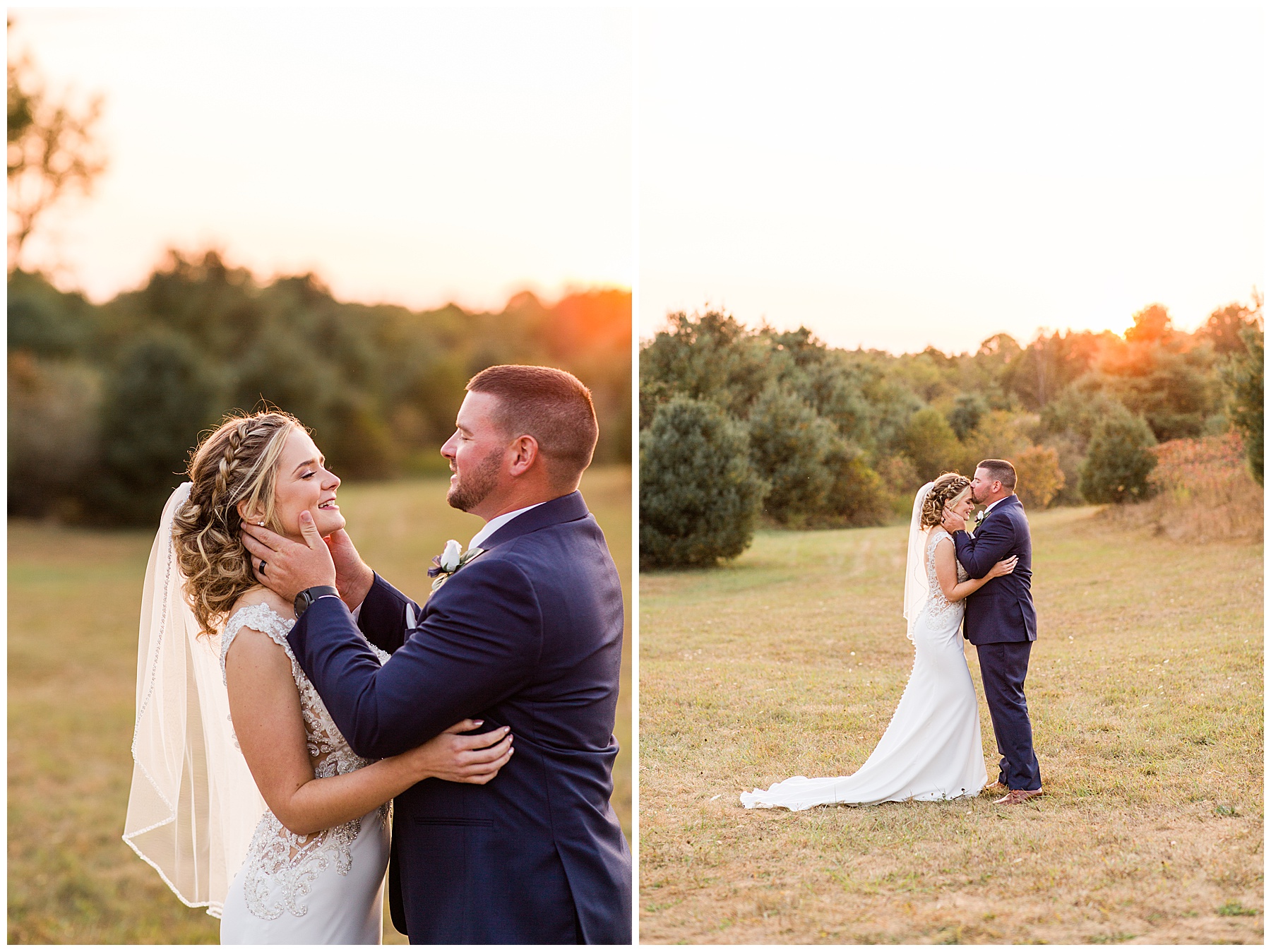 Alexis + Brandon | West Virginia Farm Wedding | The Barn on Unity Farm ...